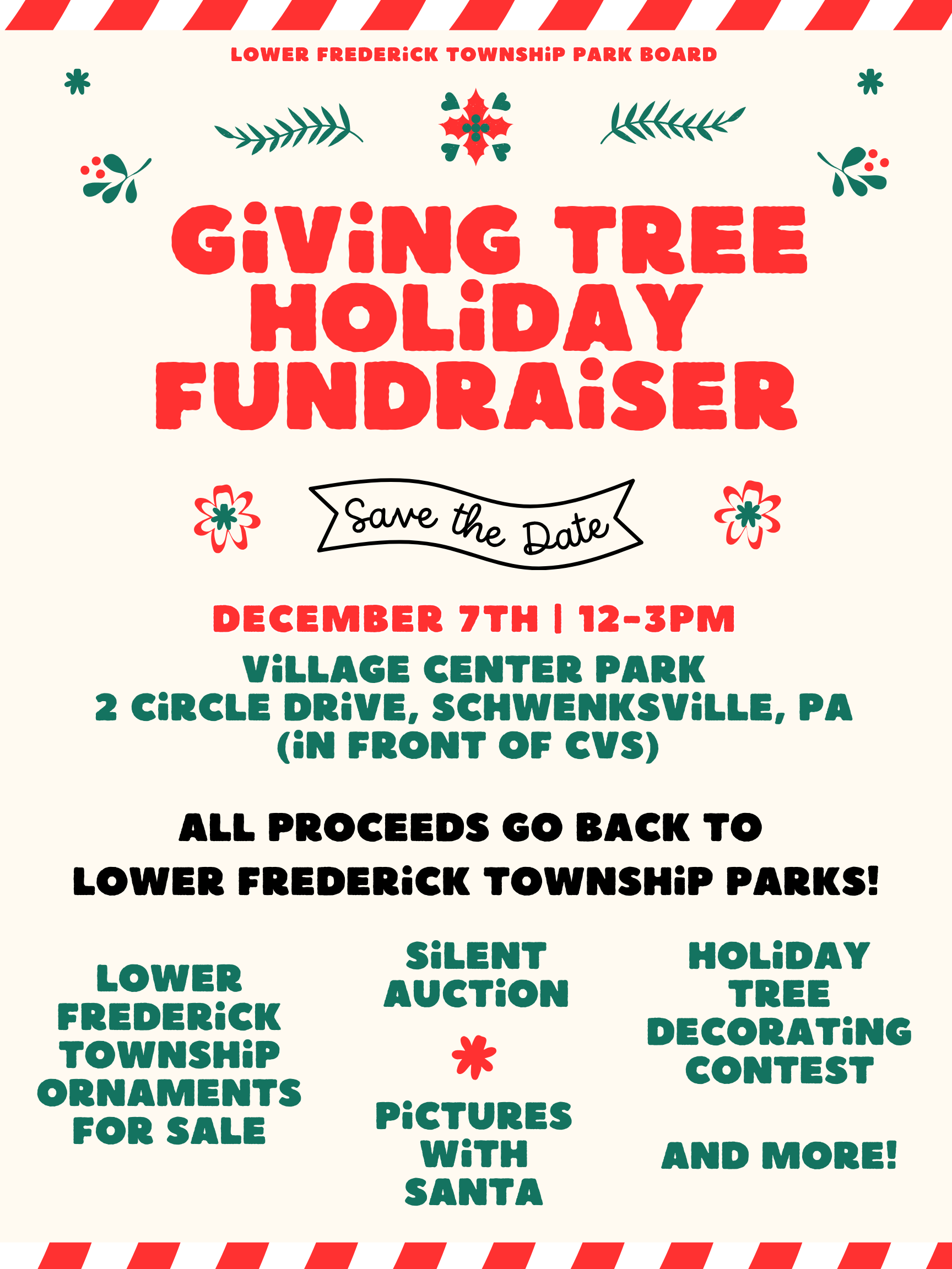 Giving Tree Holiday Fundraiser - Lower Frederick Township